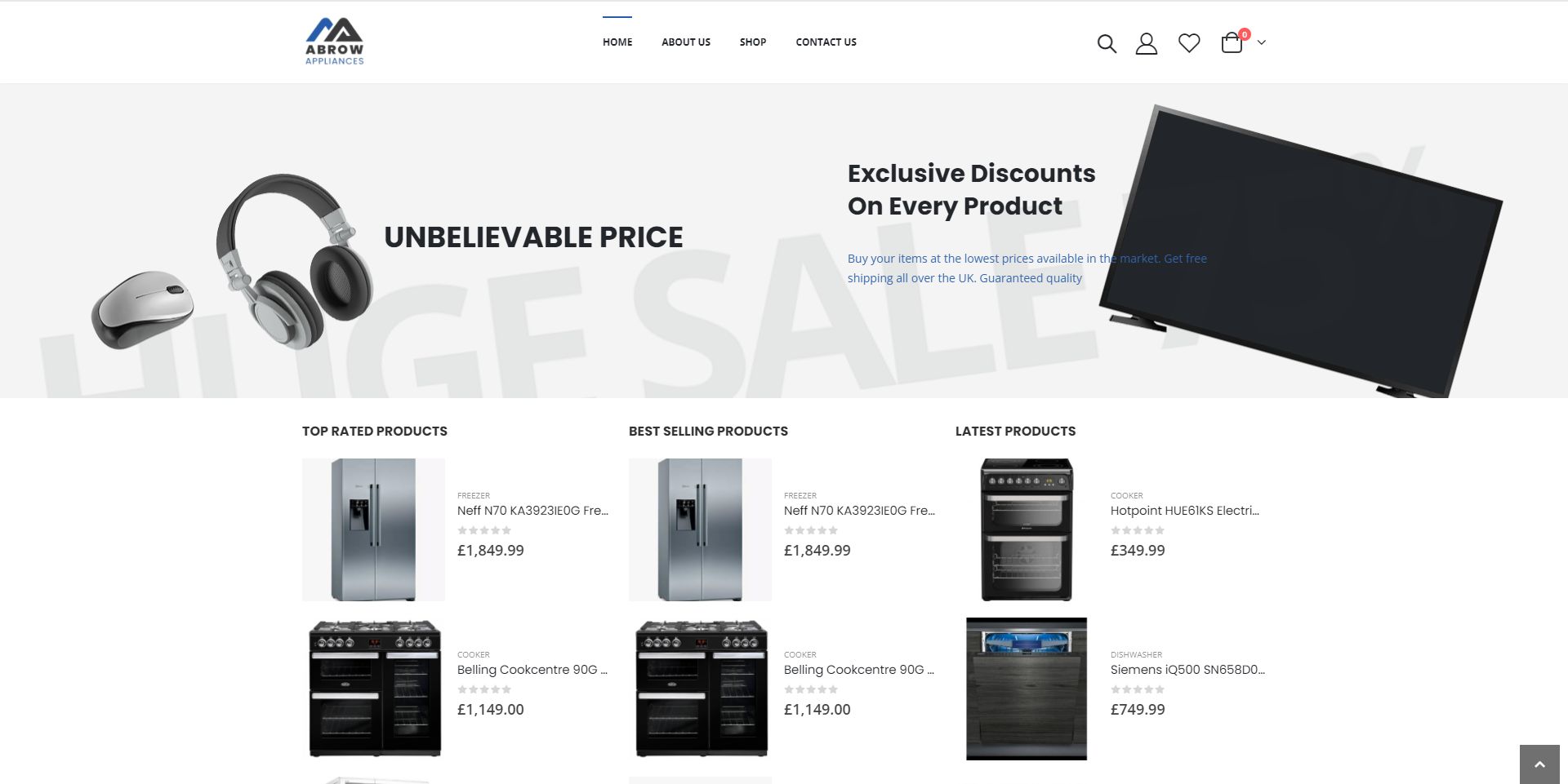 Abrow Appliances - Coding Wallet UK