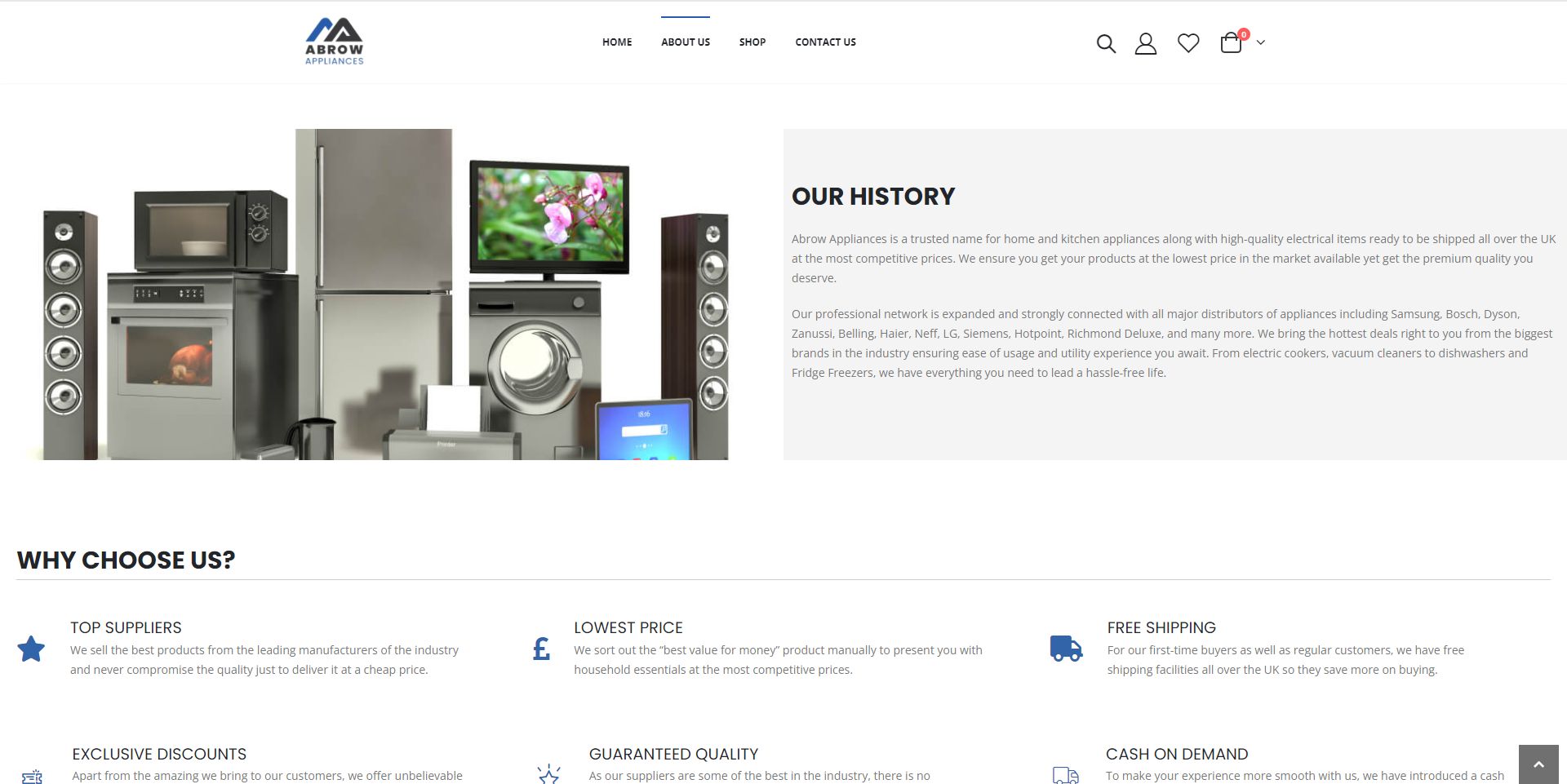 Abrow Appliances - Coding Wallet UK